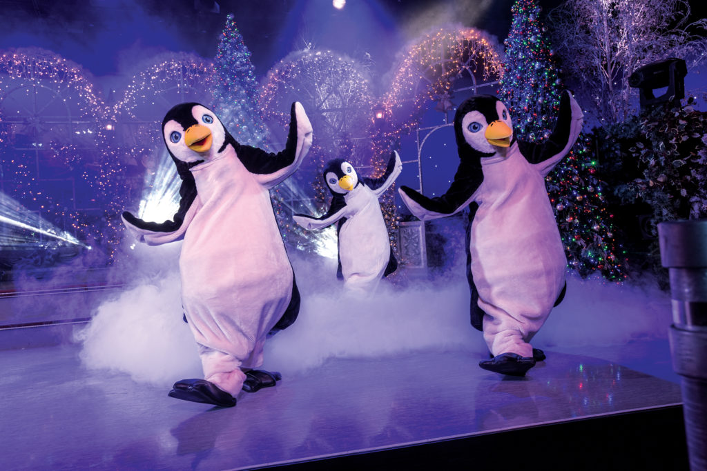 Penguins on Stage small - Thursford
